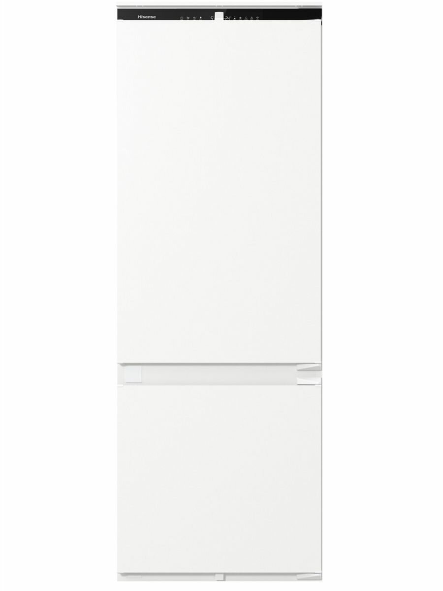 Встраиваемый двухкамерный холодильник Hisense RB3B370SAWD1, полезный объем 377 л, No Frost, инверторный компрессор, управление по Wi-Fi, белый