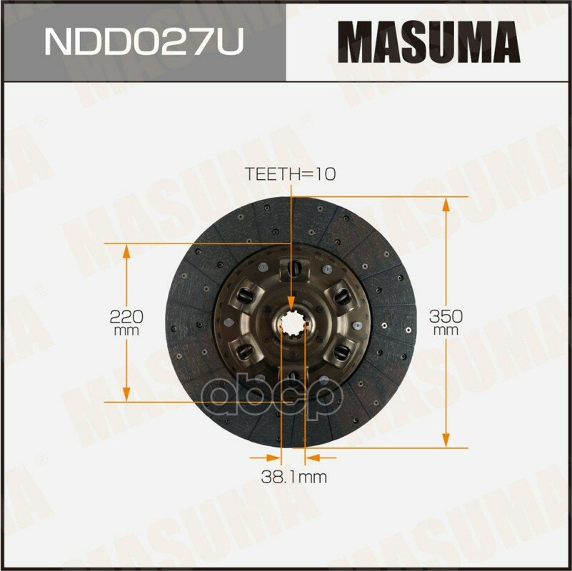 Диск сцепления Masuma арт. NDD027U