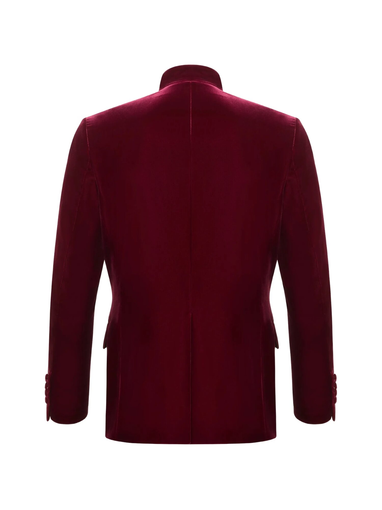 Куртка Shanghai Tang Velvet five-button jacket, размер 54, red — фото 1