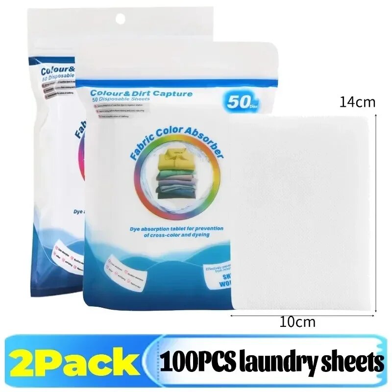 Салфетки-ловушки для цвета 50 шт 2Pack-100PCS