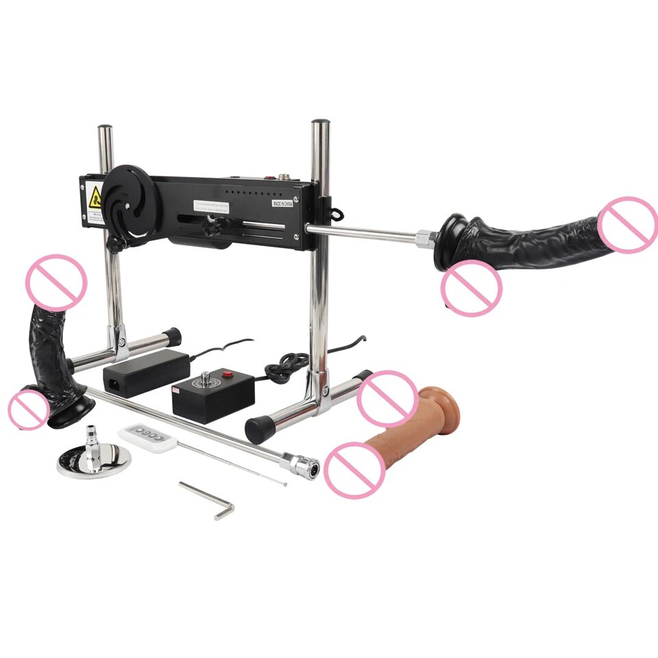 Fredorch Strong Power Metal Sex Machine 3-15cm Stroke Length Automatic Hand-free Vibrator Sex Toy For Adult Love Machine Gun Ses