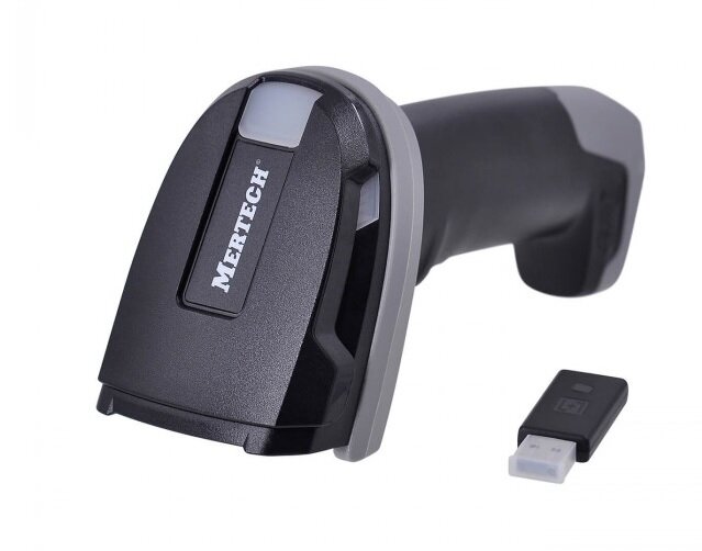 Беспроводной сканер штрих-кода Mertech CL-2410 BLE Dongle P2D (2D, черный, без подставки Cradle)