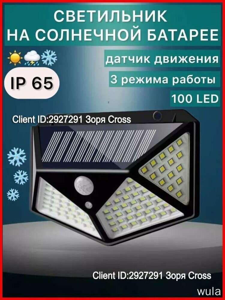 Уличный светильник, LED, количество ламп:100шт