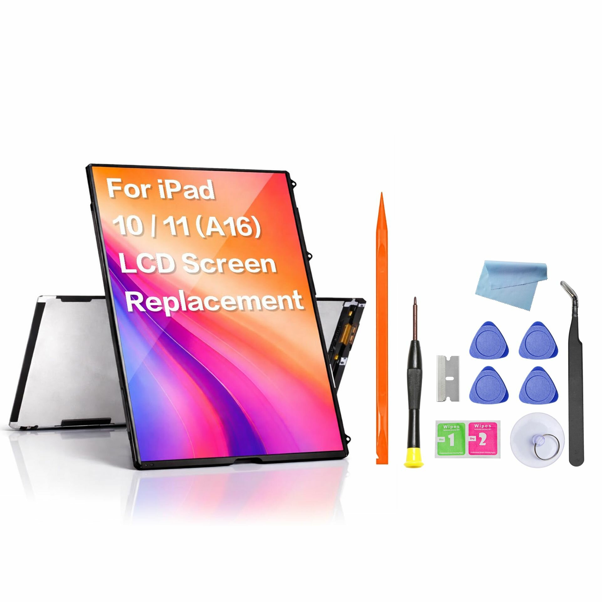 LCD-экран 10.9 для iPad 10 Gen / iPad 11 (2025 A16), замена дисплея, модели A2696 A2757 A2777 A3354 A3355 A3356, с инструментами
