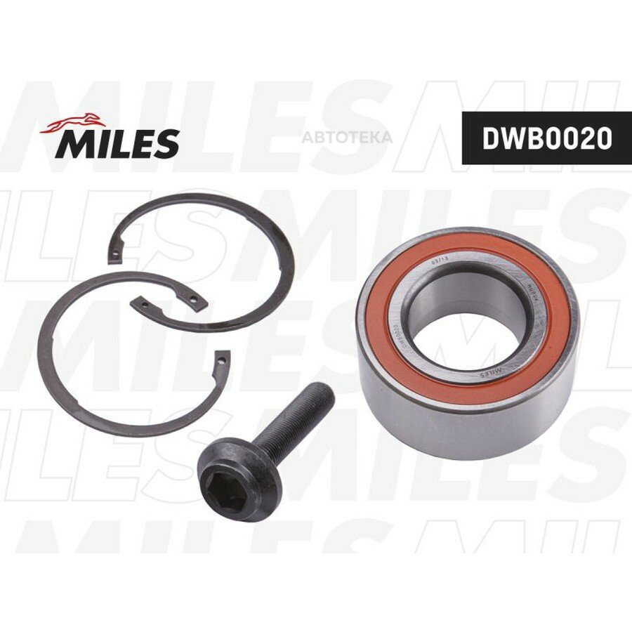 Подшипник ступицы AUDI 100/80/A4/A6/A8/VW PASSAT/SKODA SUPERB 83-05 пер. MILES DWB0020