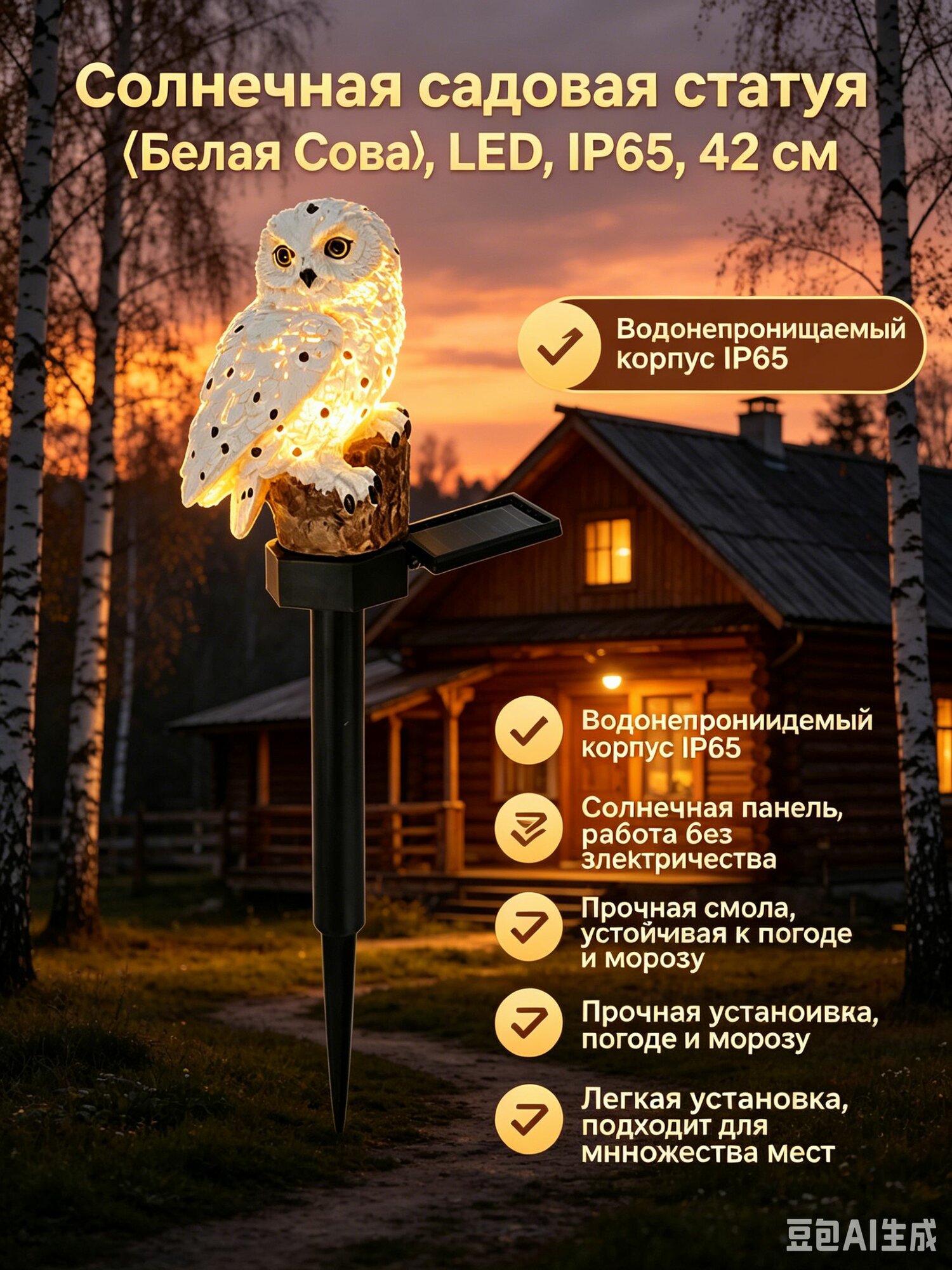 Фигурка садовая