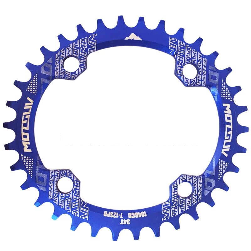 MOTSUV звезда ведущая Shimano MTB 38T, синяя