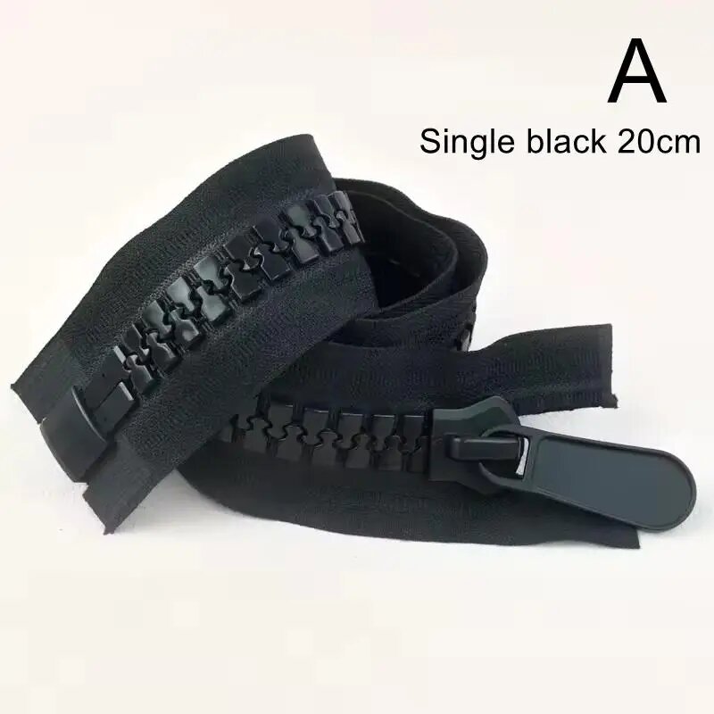 JETTING Молнии из пластика 20-70 см Черный, A