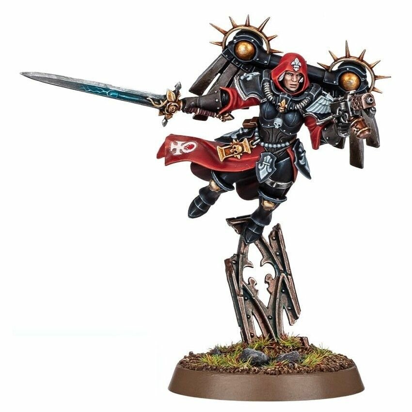 Canoness with Jump Puck. С подставкой. Warhammer 40.000