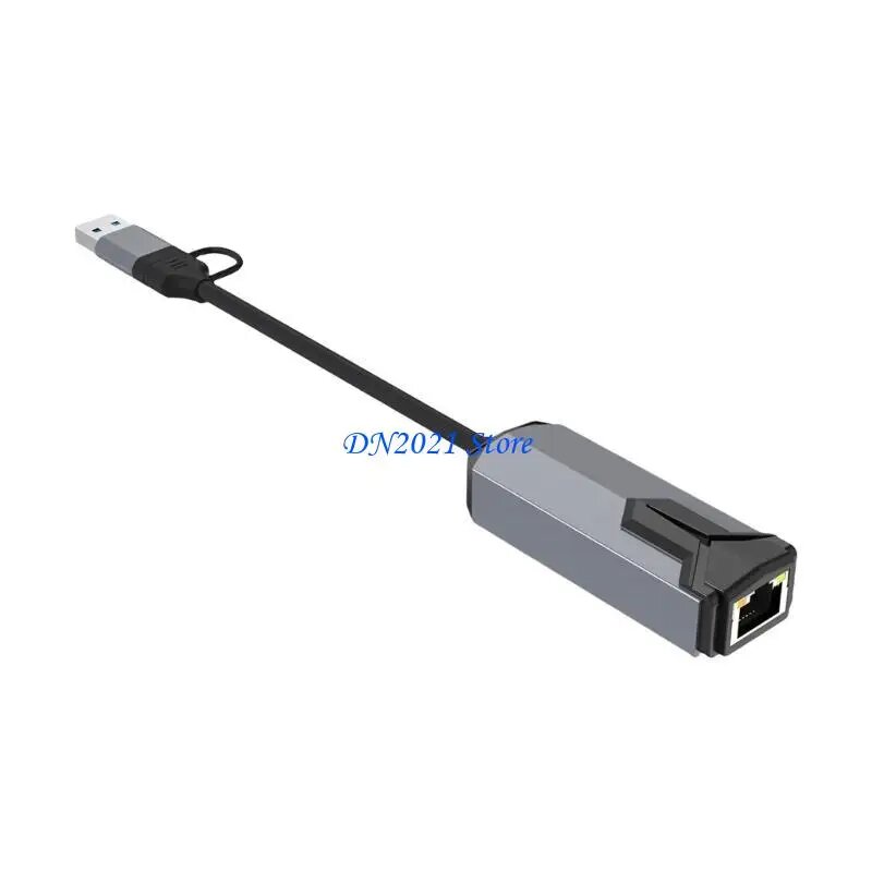F3KE USB C RJ45 Gigabit LAN Adapter 2500Mbps