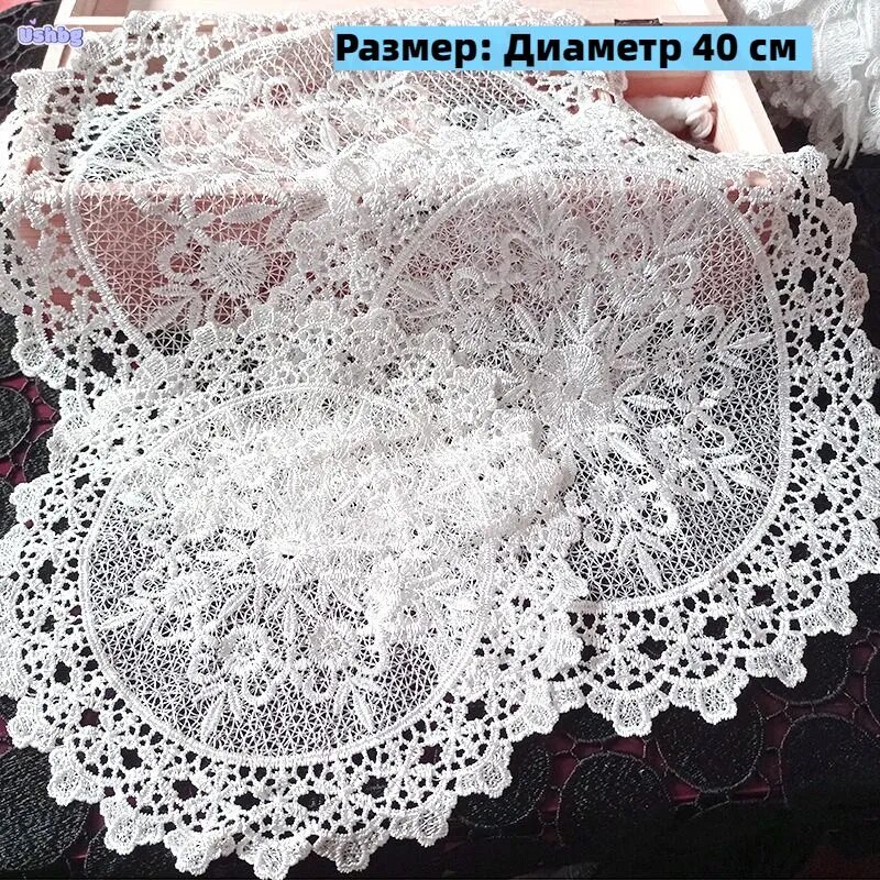Салфетка сервировочная Полиэстер 15x15см, 1шт.