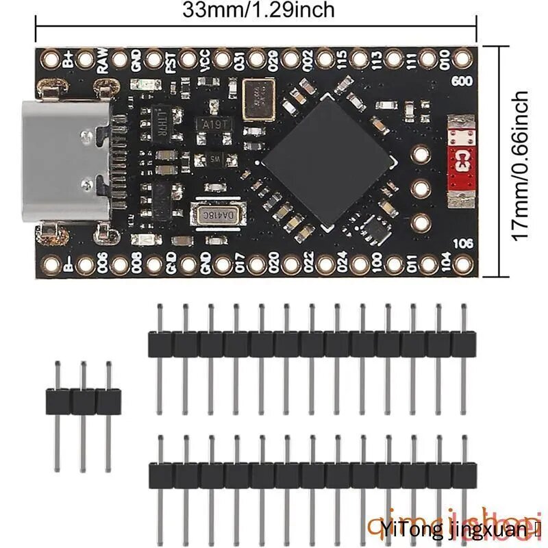Плата Разработки ProMicro-NRF52840 Для IDE