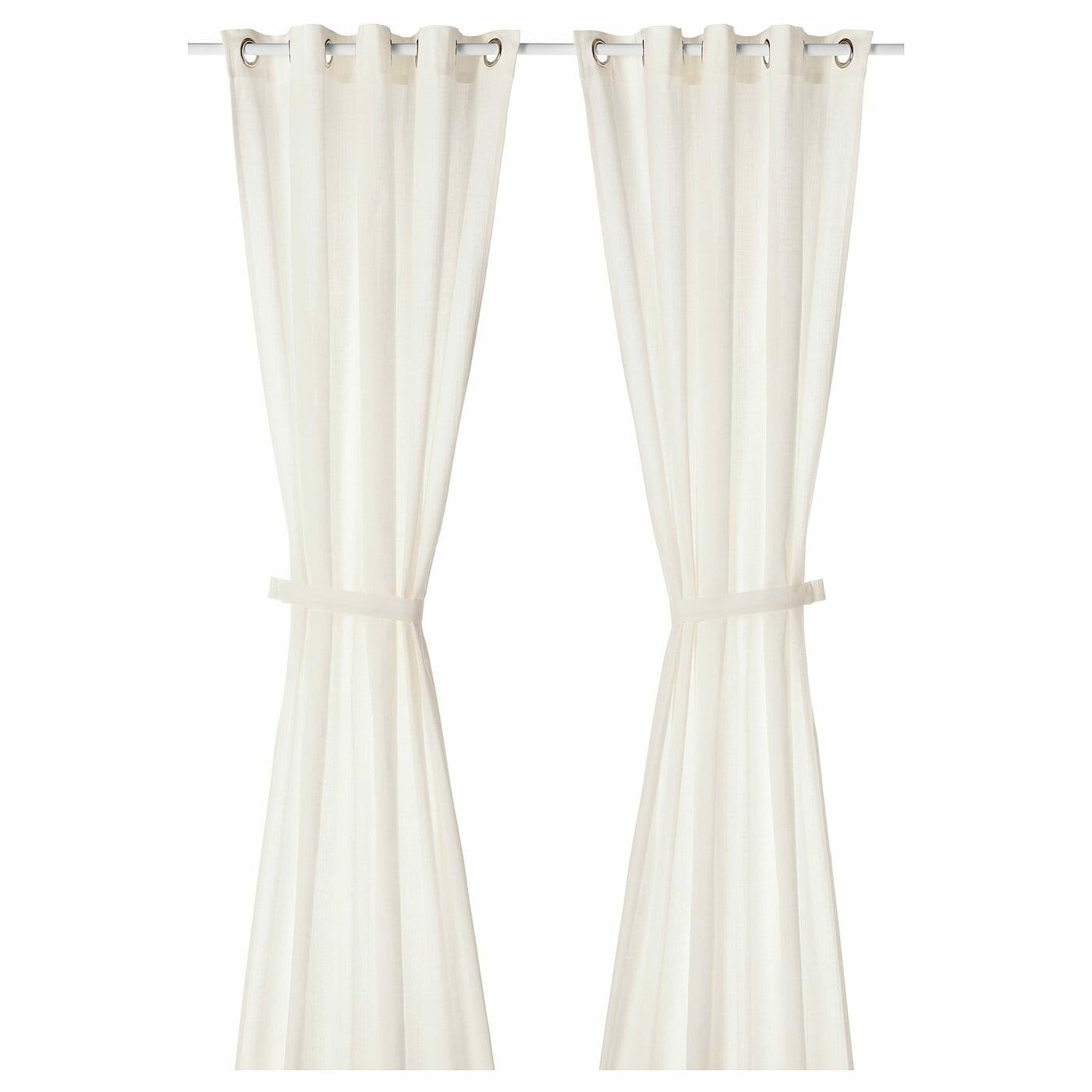 Занавеска IKEA RITVA, белый, 145x300 см, 2 шт. 206.336.95