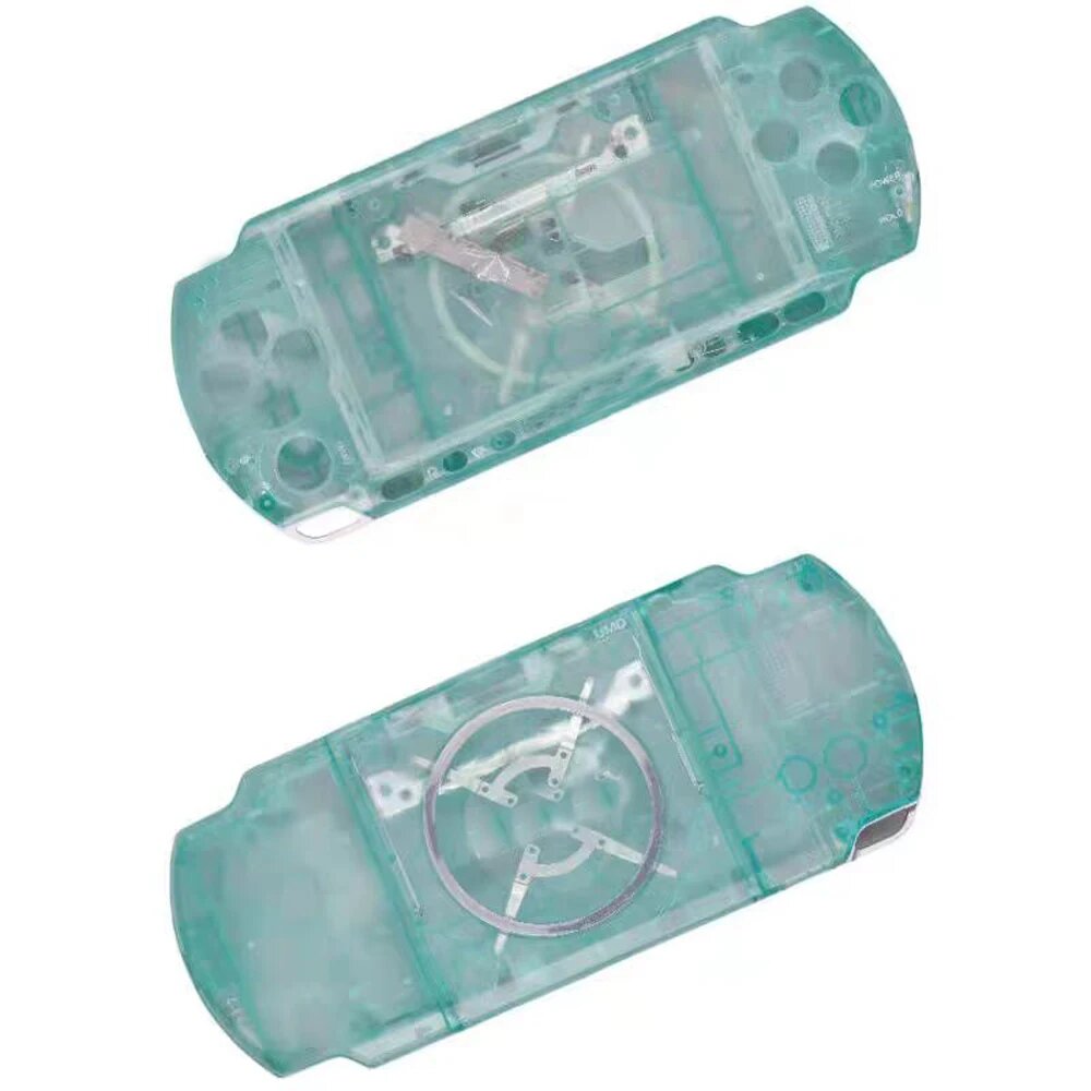Корпус для PSP3000 прозрачный Зеленый, Light Green