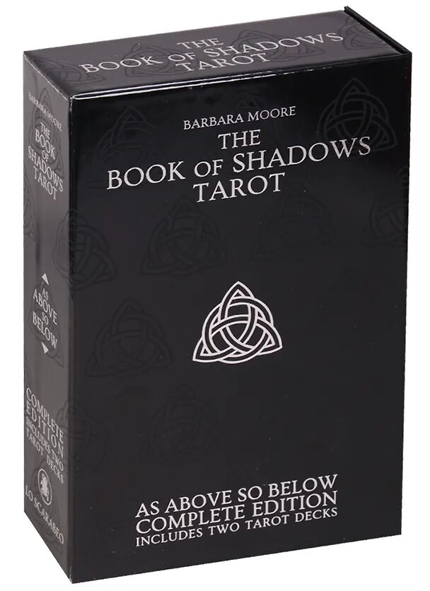 Таро Аввалон, The Book of Shadows Tarot (+2 кол. Карт) Moore (коробка на магн.)