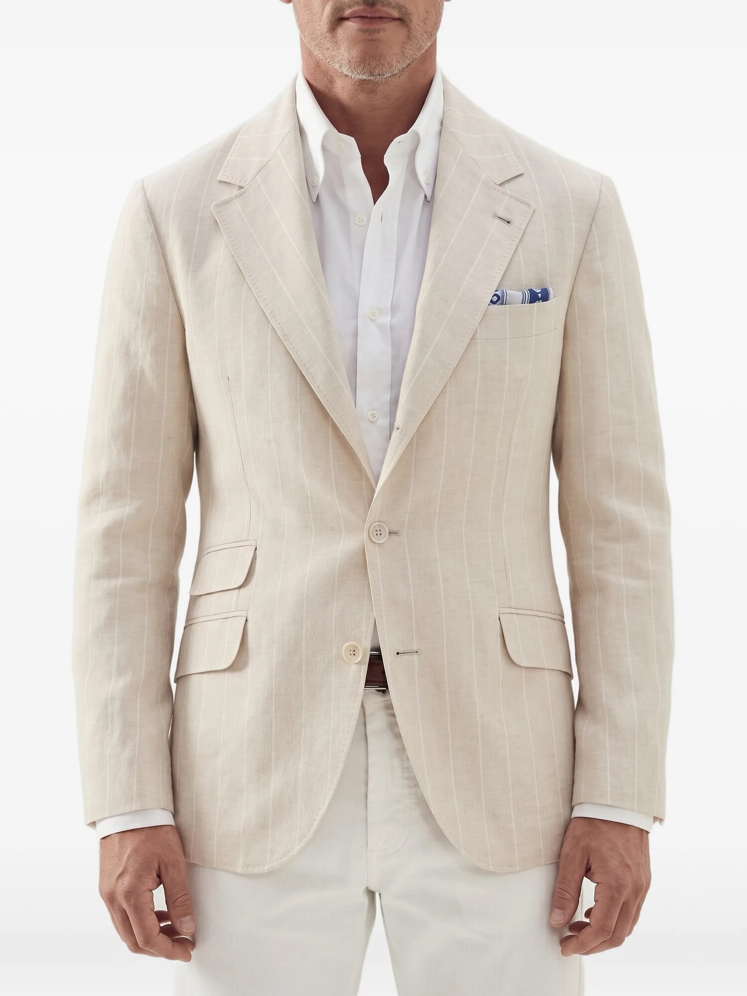 Пиджак Pinstripe tailored blazer