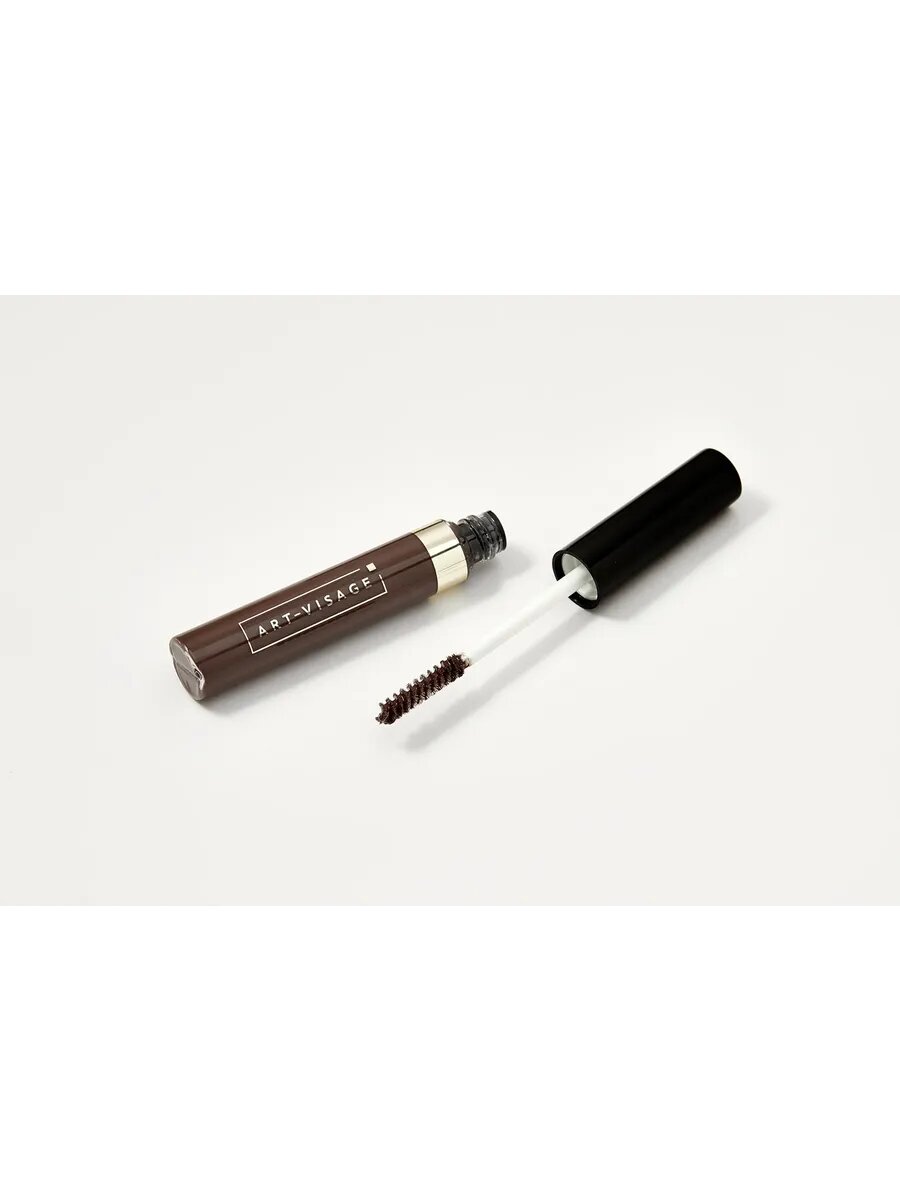 Гель для бровей ART-VISAGE "Fixed Brows", гелевая текстура, фиксация- брюнет