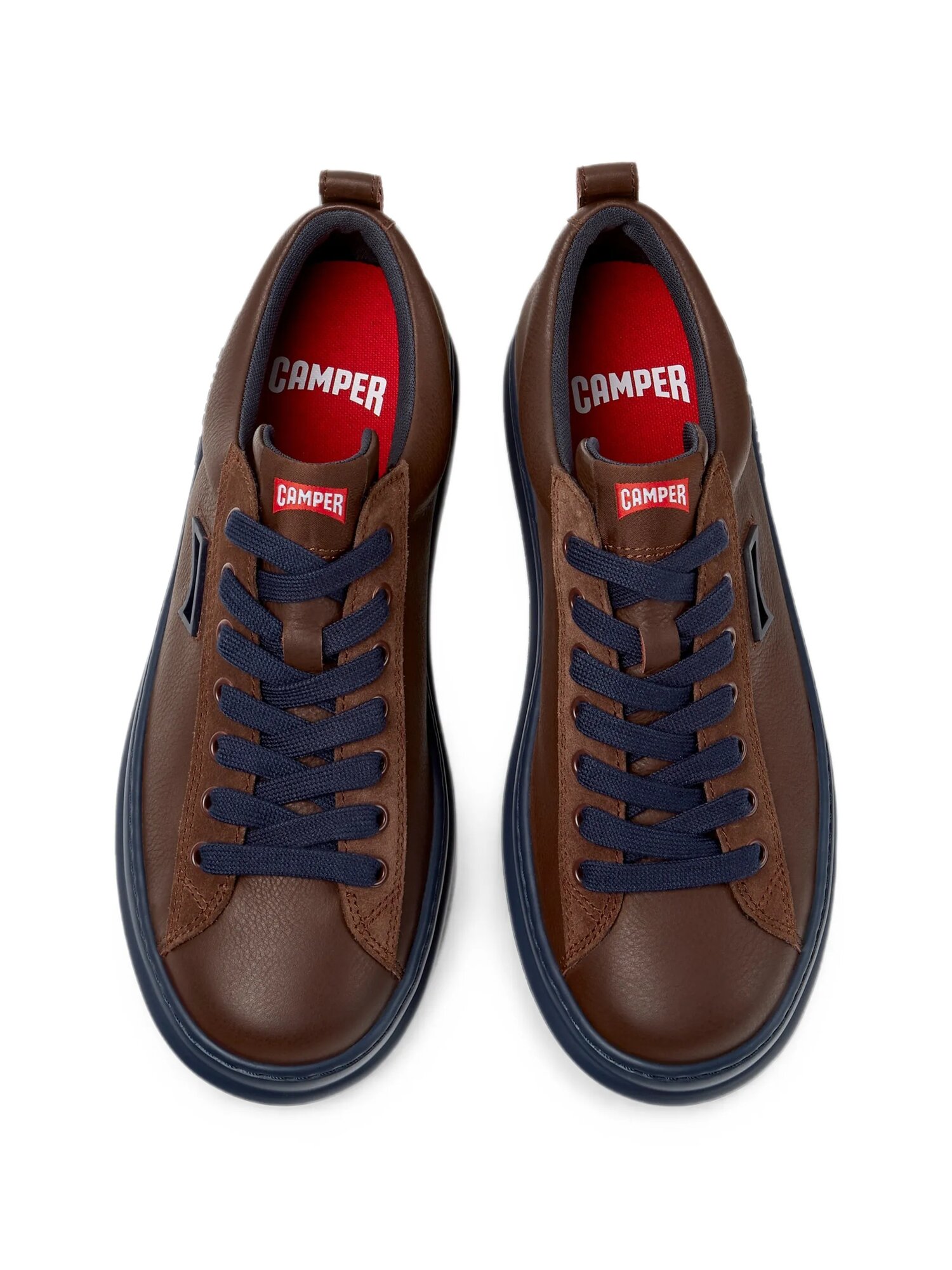 Кроссовки Camper Runner Four, размер 43 EU, коричневый/серый/оранжевый — фото 1