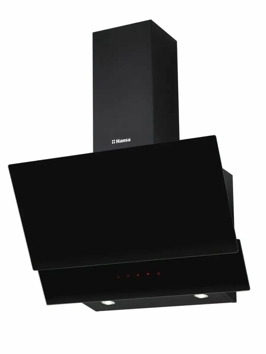 Наклонная вытяжка Hansa Pro Chef OKP6547SH-G, 60 см, сенсорное управление, 3 скорости, отвод и рециркуляция, подсветка