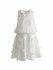 Юбка Tulleen Lucienne quilted skirt set, размер 52, бежевый/белый