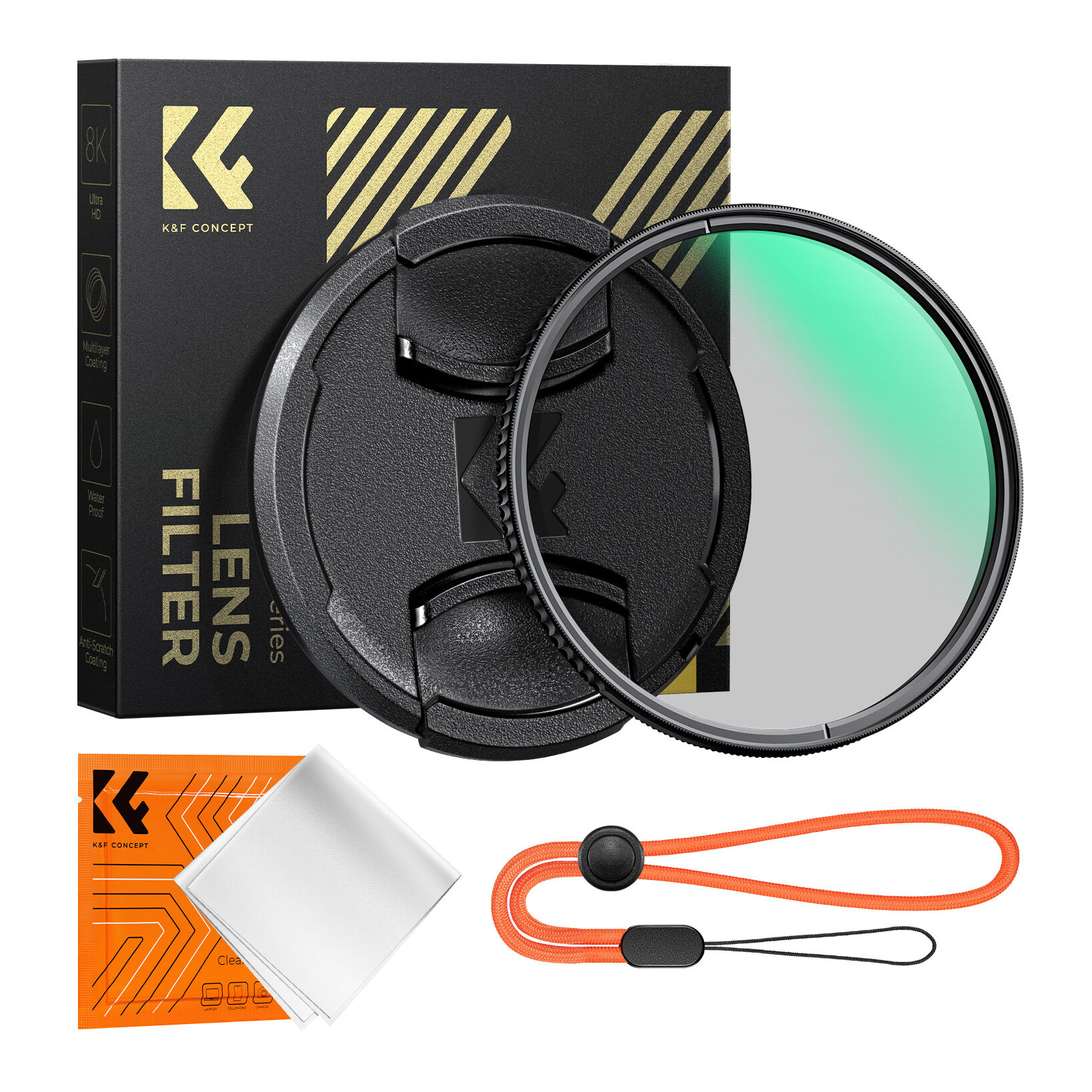 Светофильтр K&F Concept XC16 Nano-X CPL Green Coated 77mm