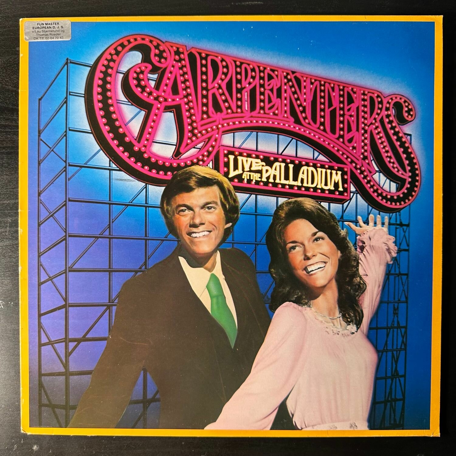 Виниловая пластинка Carpenters - Live At The Palladium (Англия 1984г.)
