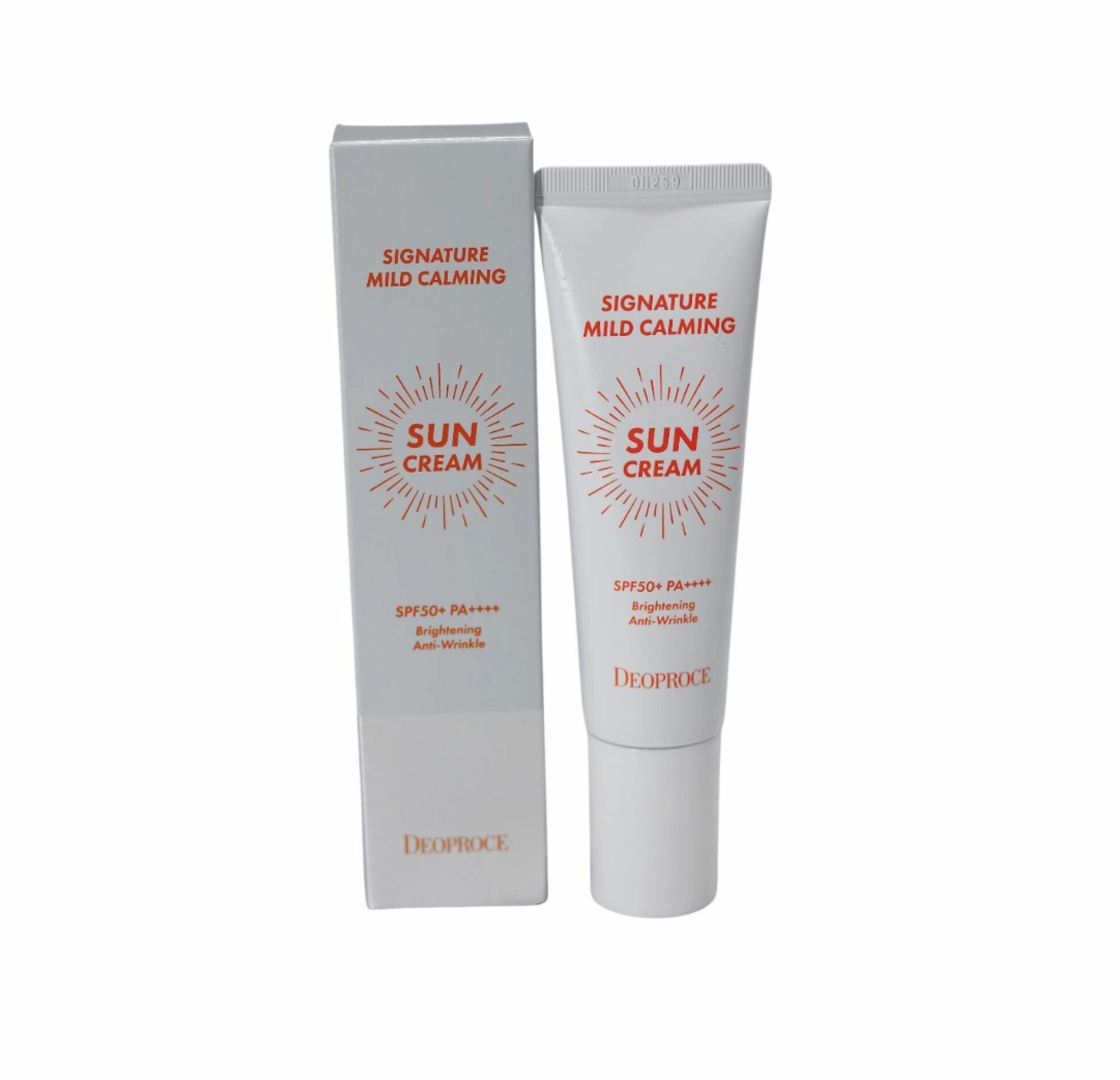 Deoproce Крем для лица солнцезащитный Signature Mild Calming Sun Cream (50 мл)