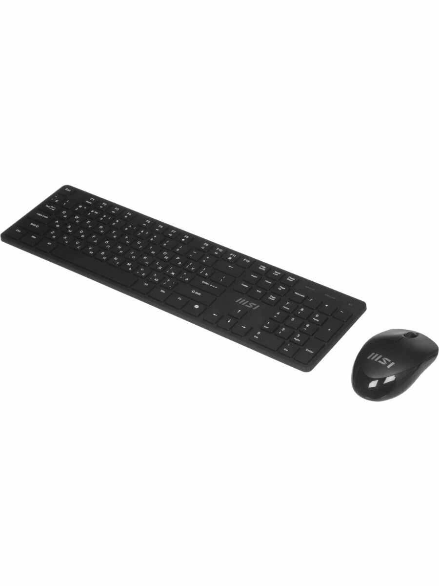Клавиатура + мышь MSI K200 Combo MS-8ZA4 клав: черный мышь: черный USB беспроводная (S11-43RU304-Y92)