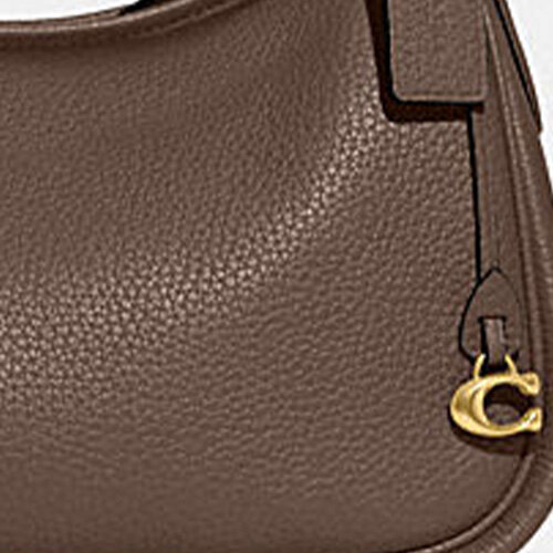 Сумка Coach Cary, фактура матовая, темно-серый — фото 1