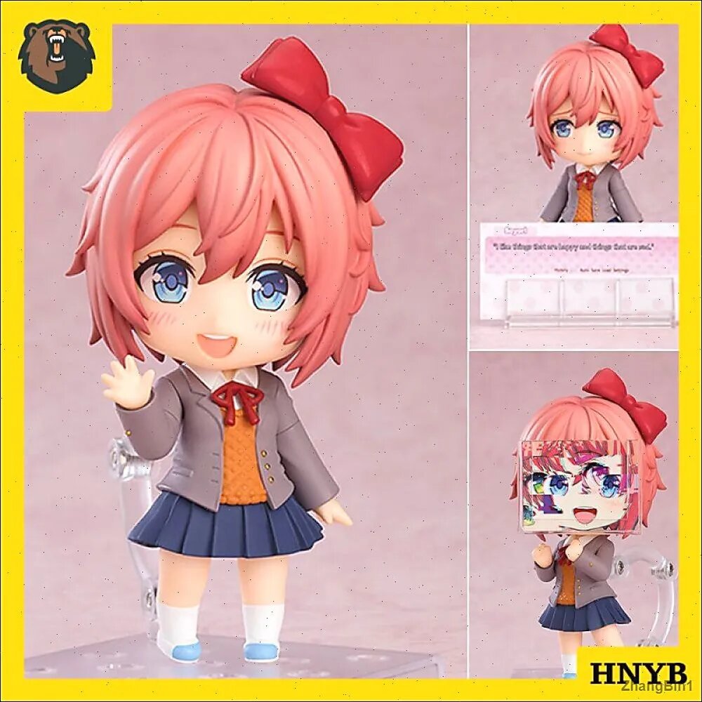 Фигурка Доки Доки Литературный Клуб Сайори / Doki Doki LiteratureClub Sayori Нендороид Подарки для болельщиков (10 см) 2250