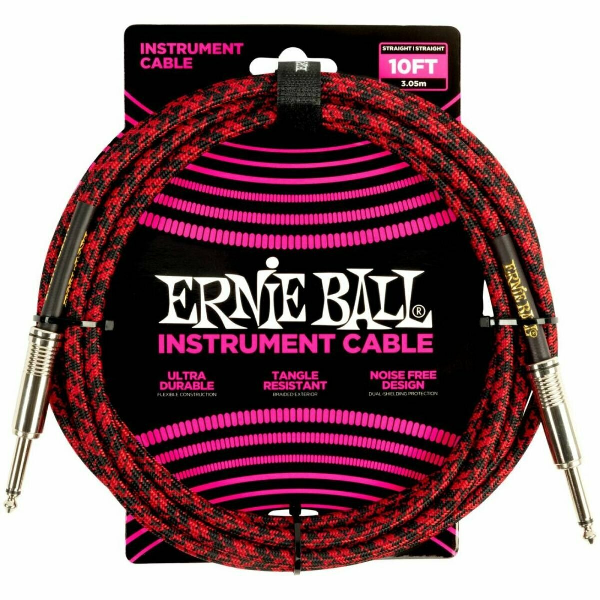 ERNIE BALL 6394, 3.05м - Инструментальный кабель