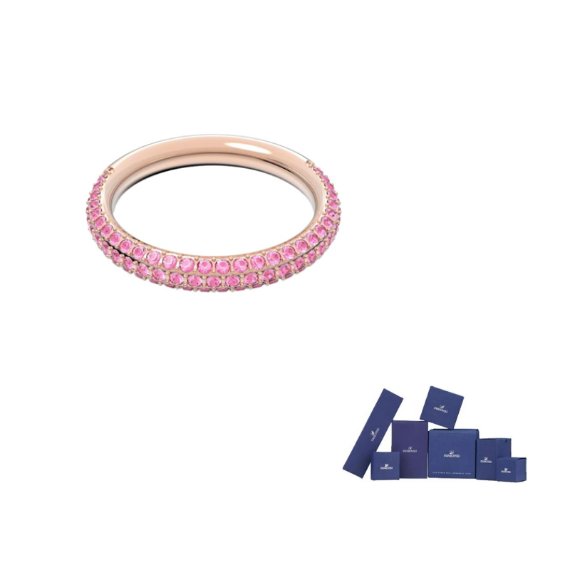 Кольцо обручальное, кристаллы Swarovski