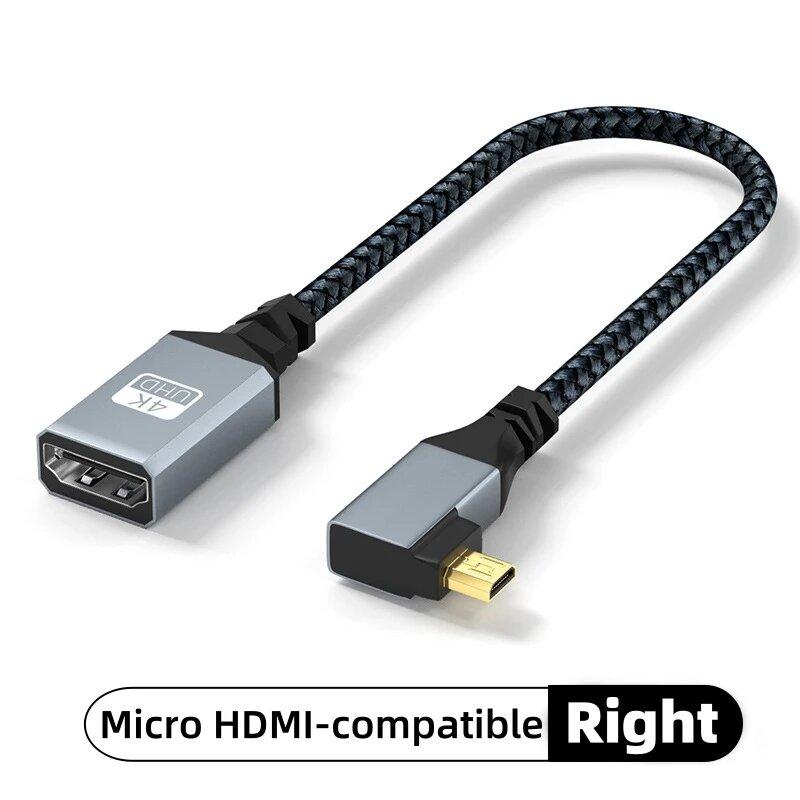 Micro HDMI - кабель Right, черный