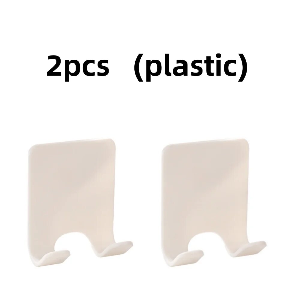 Крючок для бритвы, пластик white-2PCS