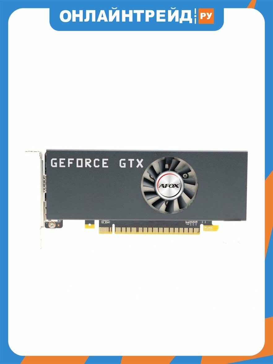 Видеокарта Afox GeForce GTX 1050 Ti LP SINGLE FAN 4G
