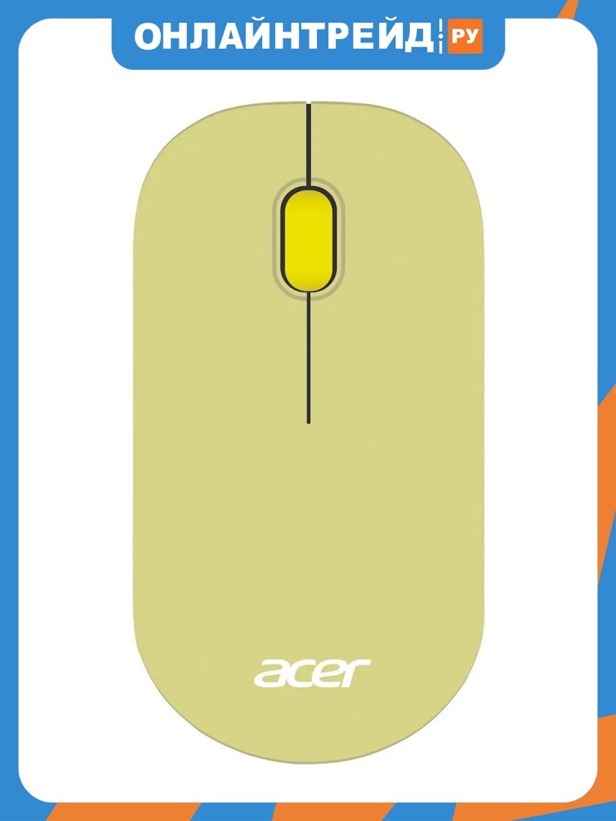 Мышь Acer OMR205 беспроводная зеленый/желтый (ZL. MCEEE.02J)