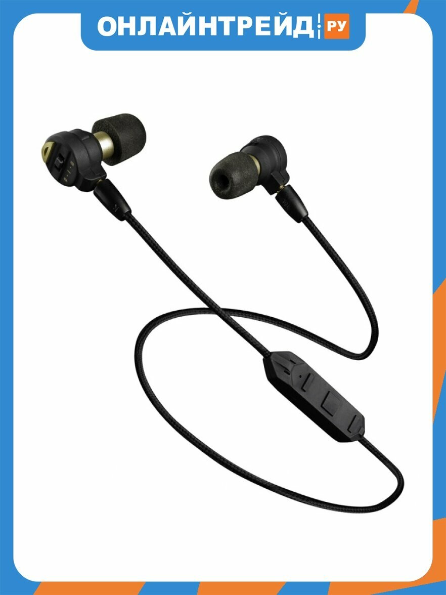 Активные беруши Pro Ears Stealth Bluetooth Elite, NRR28dB, функция Bluetooth гарнитуры, IPX5, черные, 28г