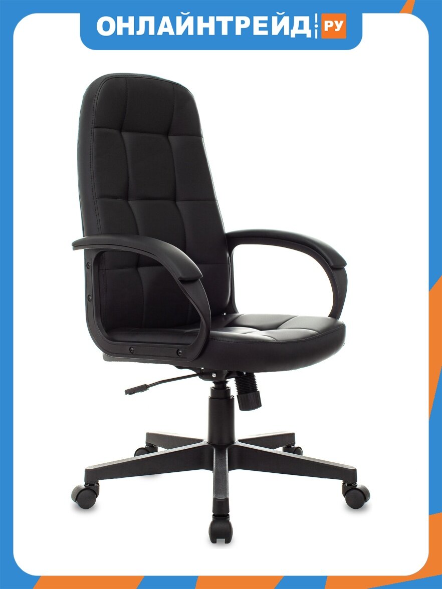Кресло руководителя Бюрократ CH 002 черный, CH 002 BLACK
