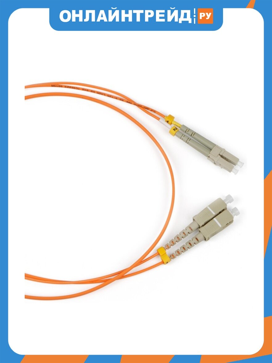 Патч-корд оптический Toplan , дуплексный, LC/PC-LC/PC, MM 62,5/125 (OM1), 35 м, LSZH