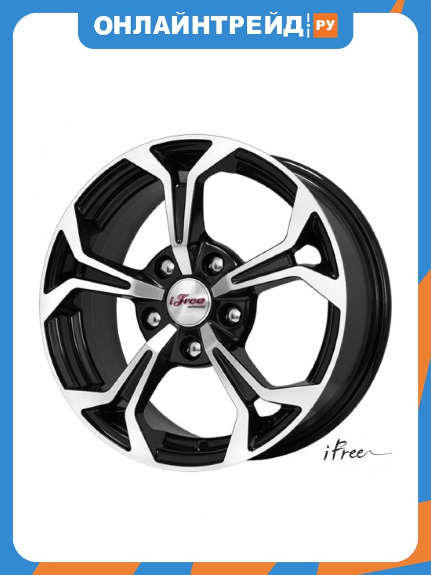 Диск Ifree Эрнесто 6.5x15/5x110 D65.1 ET35 Блэк Джек