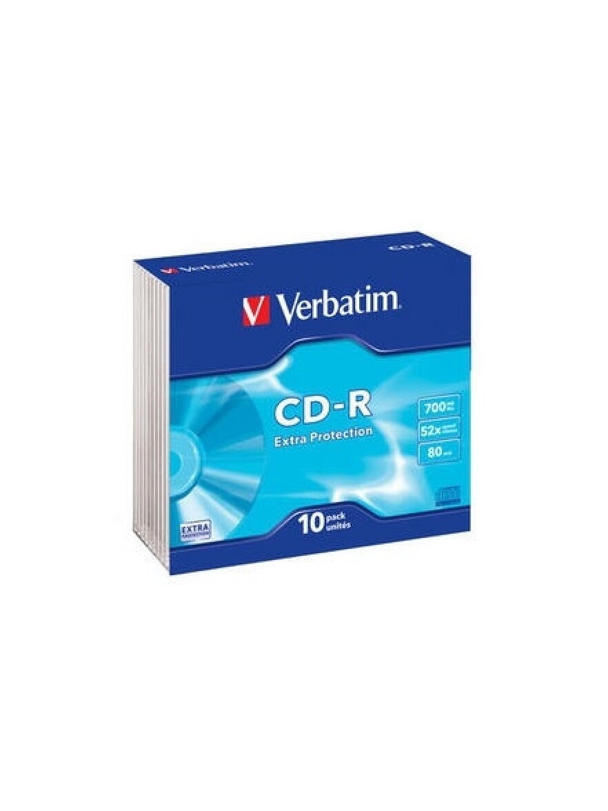 Диск Verbatim CD-R 80 52x DL SL/10