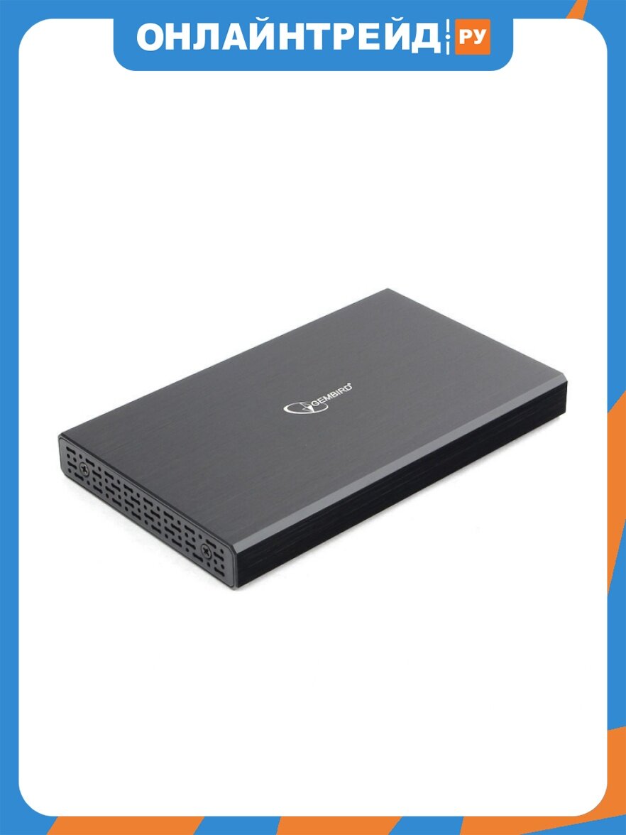 Внешний корпус для HDD 2.5" Gembird EE2-U3S-55, алюминий, чёрный, USB 3.0