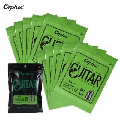Струна для акустической гитары Orphee TX-1, 1-я, 0.011"