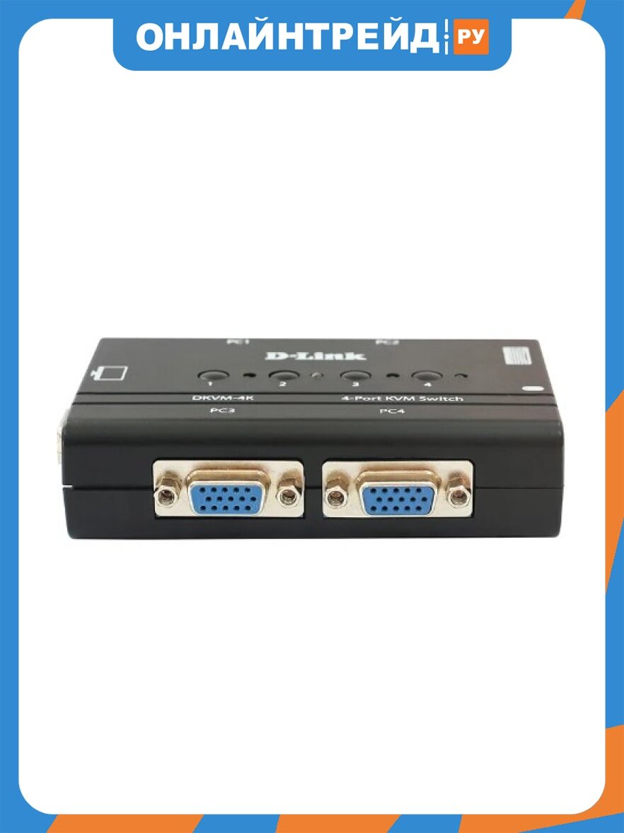KVM-переключатель D-link DKVM-4K/B3