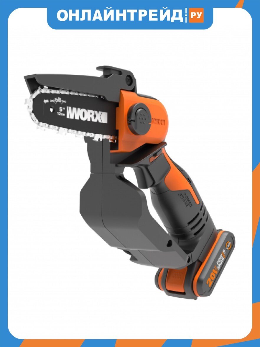 Цепная мини-пила аккумуляторная Worx WG324E