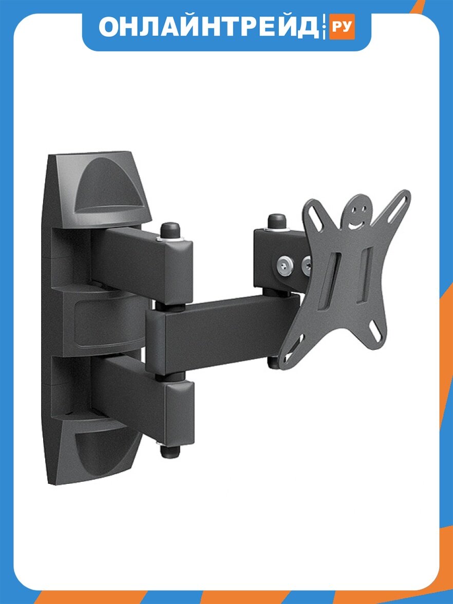 Кронштейн для телевизора Holder LCDS-5039, 10"-26", металлик