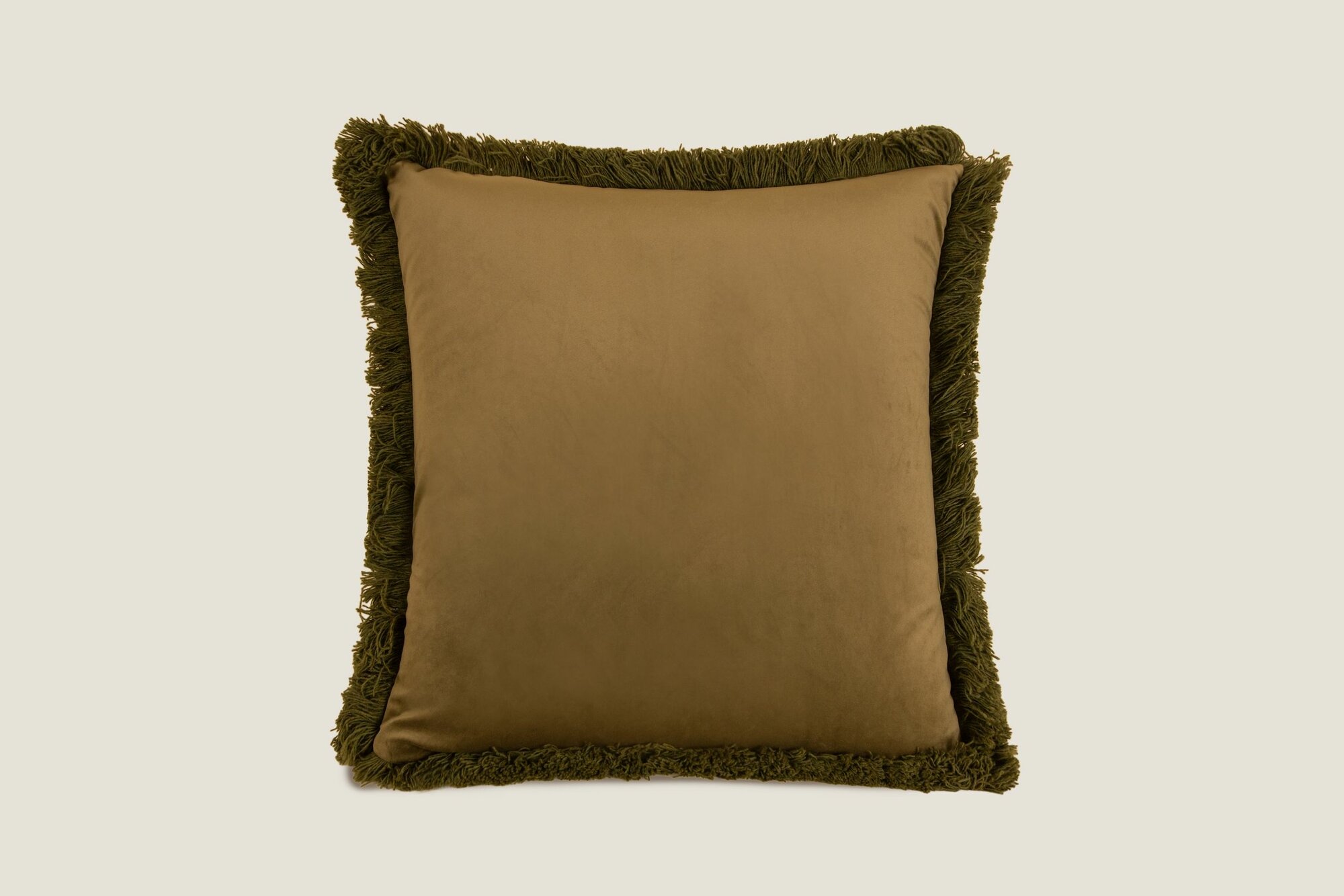 Подушка MARABOU GREEN 50х50, велюр, полиэстер, начинка конфорель