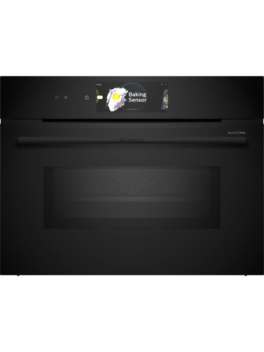 Духовой шкаф электрический Bosch Serie 8 CMG978NB1, 45л, 22 программ, черный