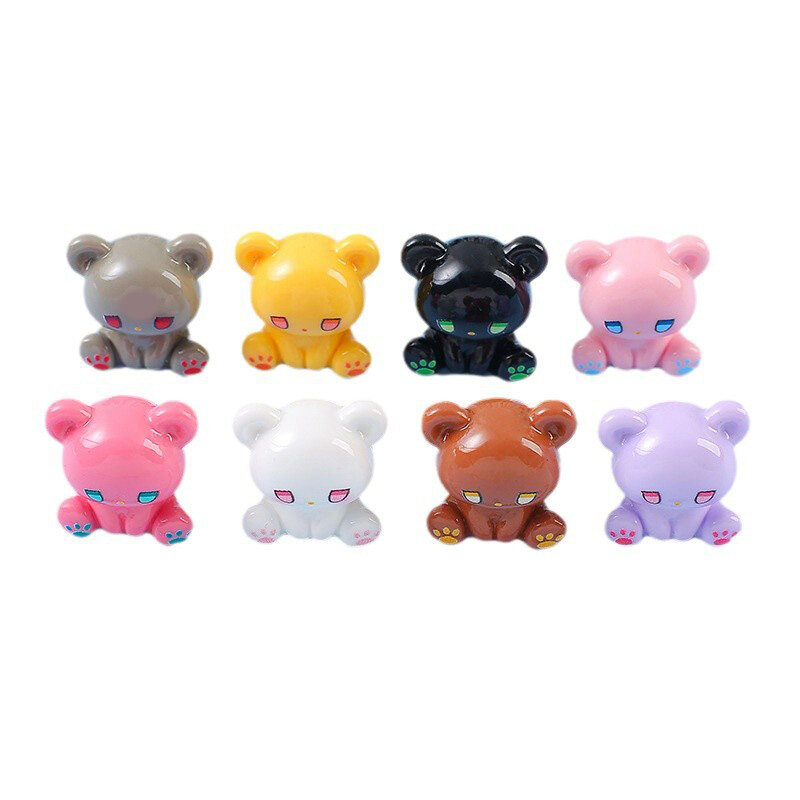 Фигурки унисекс YIDIANCHAOWAN Chibi Bear Slowpoke, мультяшный 3D эффект