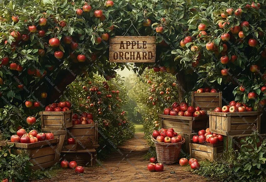 Фотофон Apple Orchard 240x180см, цвет 13